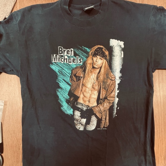 Shirts | Vintage Authentic Bret Michaels Tour Shirt 1991 Bret Michaels ...